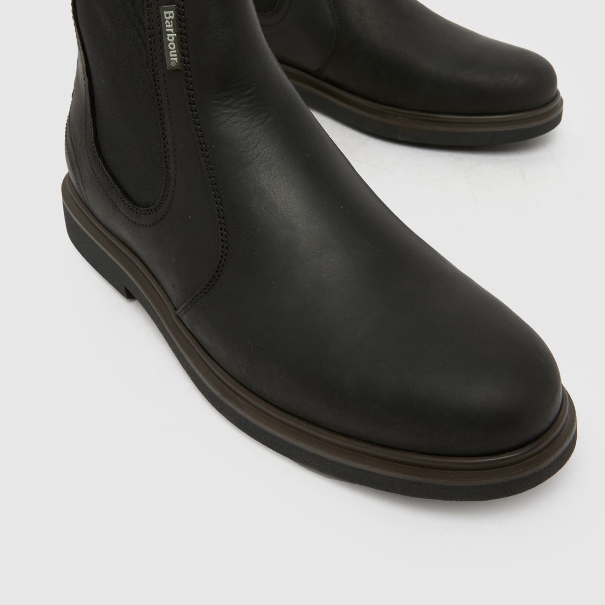 Mens Black Barbour Hale Chelsea Boots | schuh