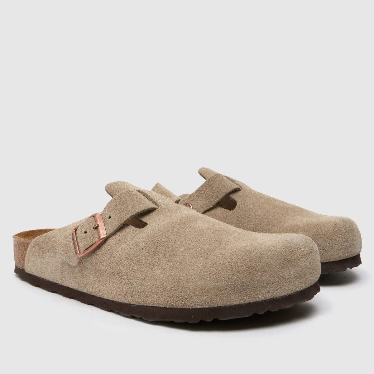 Mens Beige BIRKENSTOCK Boston Clog Sandals | schuh