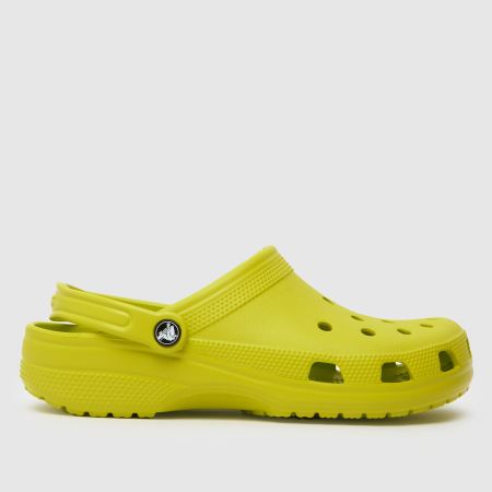 Mens Lime Crocs Classic Clog Sandals | schuh