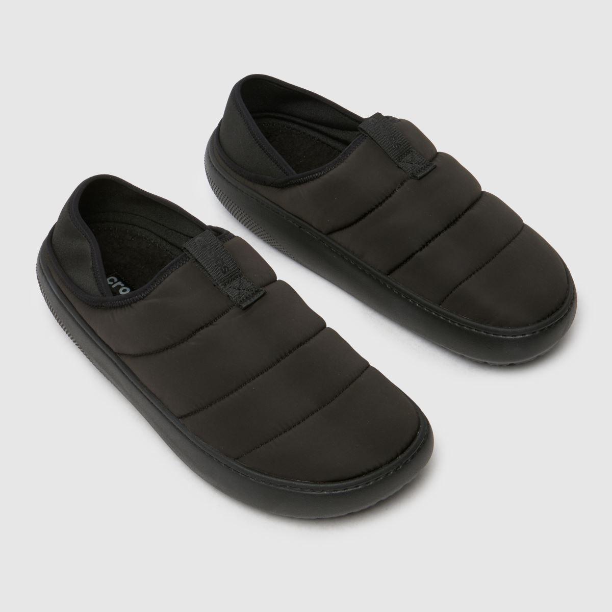 Mens Black Crocs Puff Moc Sandals | schuh