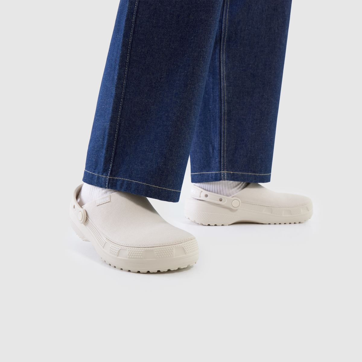 Mens Off-White Crocs Classic Crafted Clog Sandals | schuh