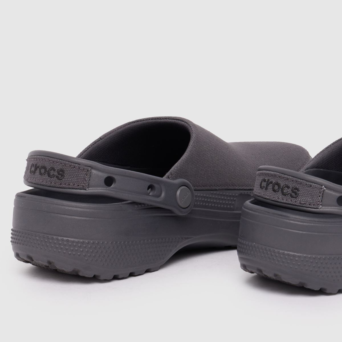 Mens Dark Grey Crocs Classic Crafted Clog Sandals | schuh