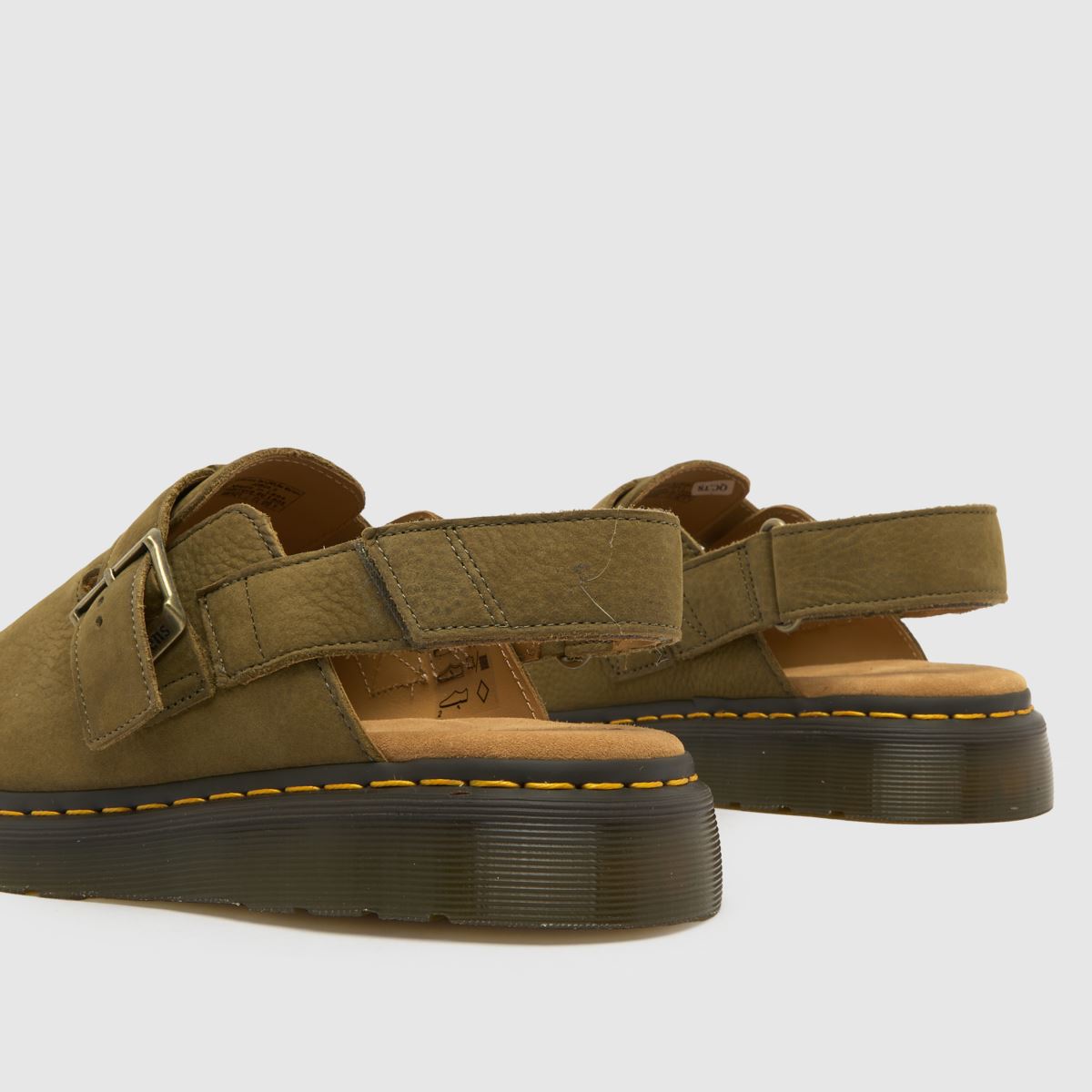 Mens Khaki Dr Martens Jorge II Mule Sandals | schuh