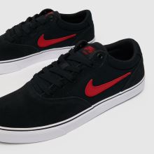 Mens Black & Red Nike SB Chron 2 Trainers | schuh