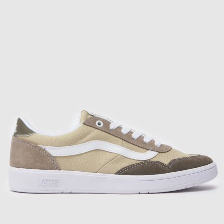 Mens White Multi Vans Cruze Too Comfy Cush Trainers | schuh
