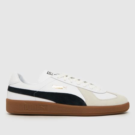 Mens White & Black PUMA Terrace Classic Trainers | schuh