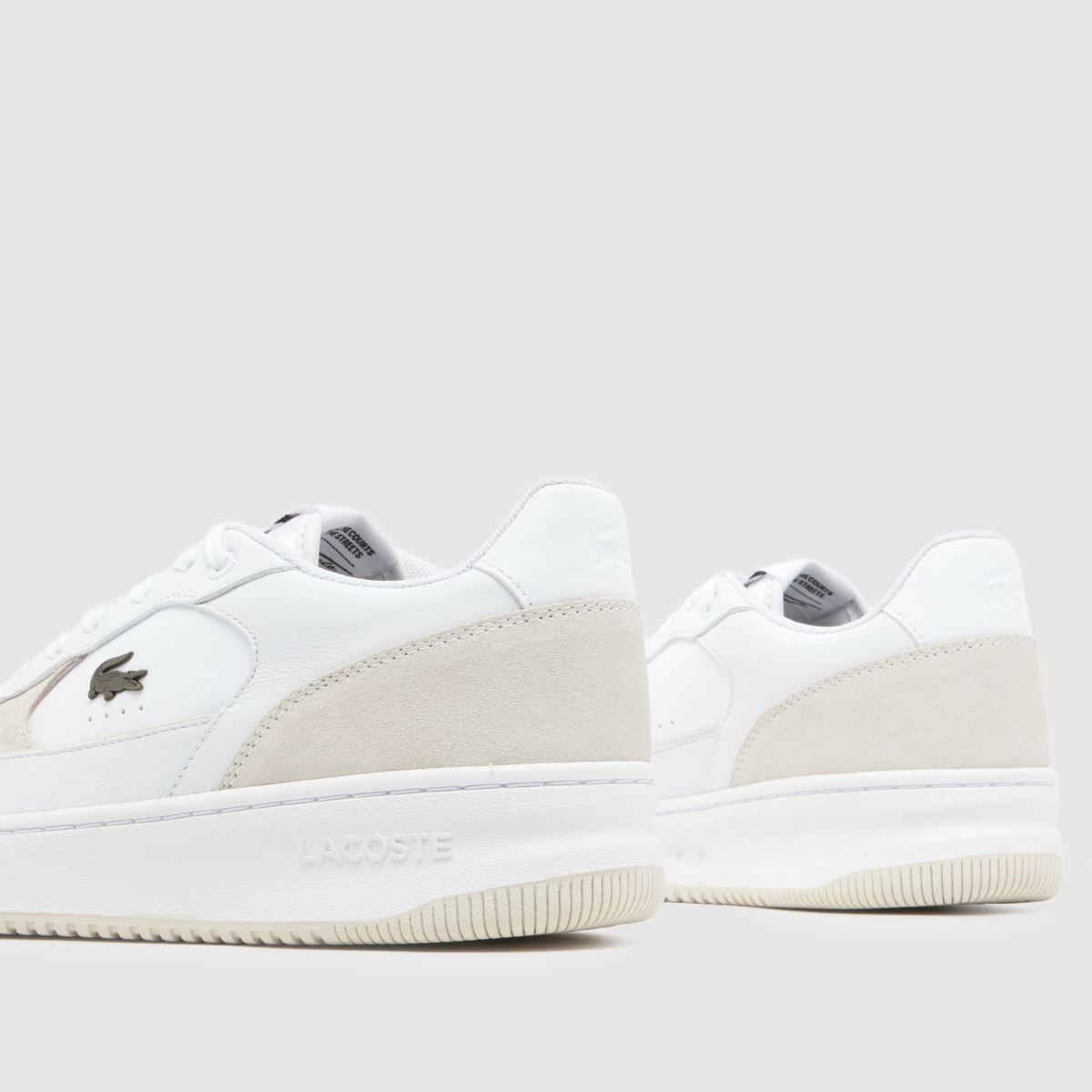 Mens White Lacoste L001 Ace Trainers | schuh