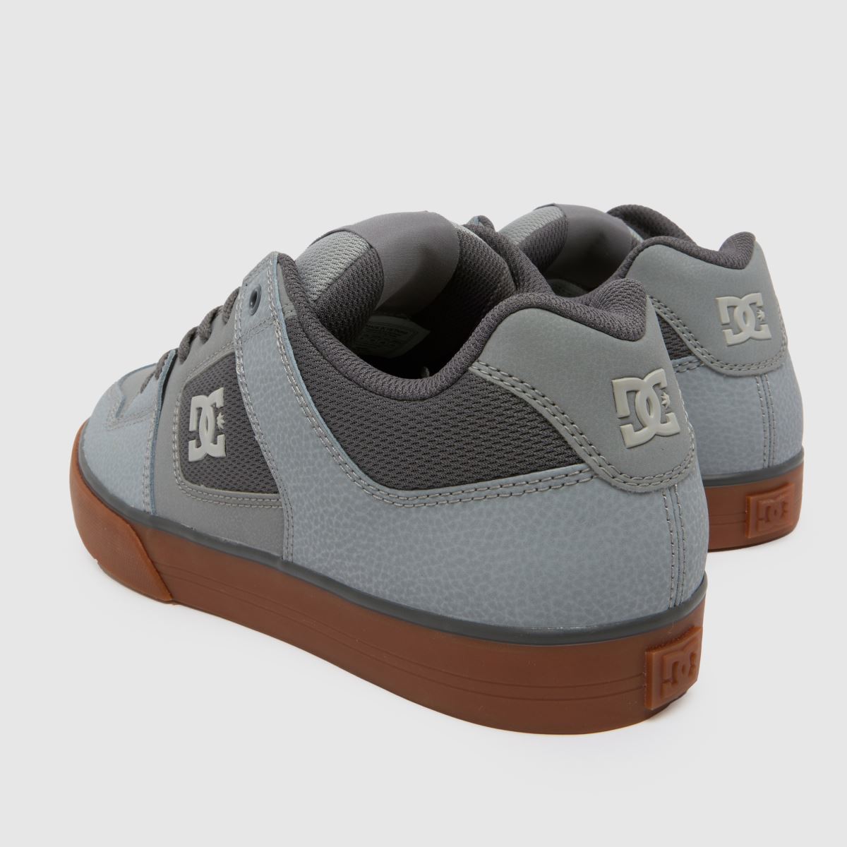 Mens Light Grey DC Pure Trainers | schuh