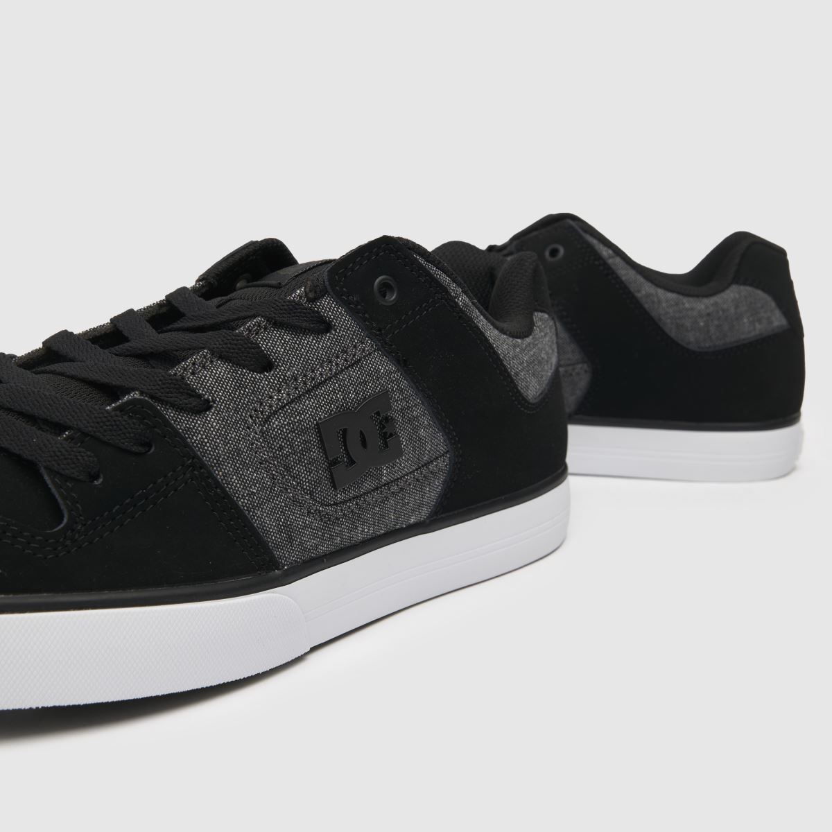 Mens Black & Grey DC Pure Trainers | schuh
