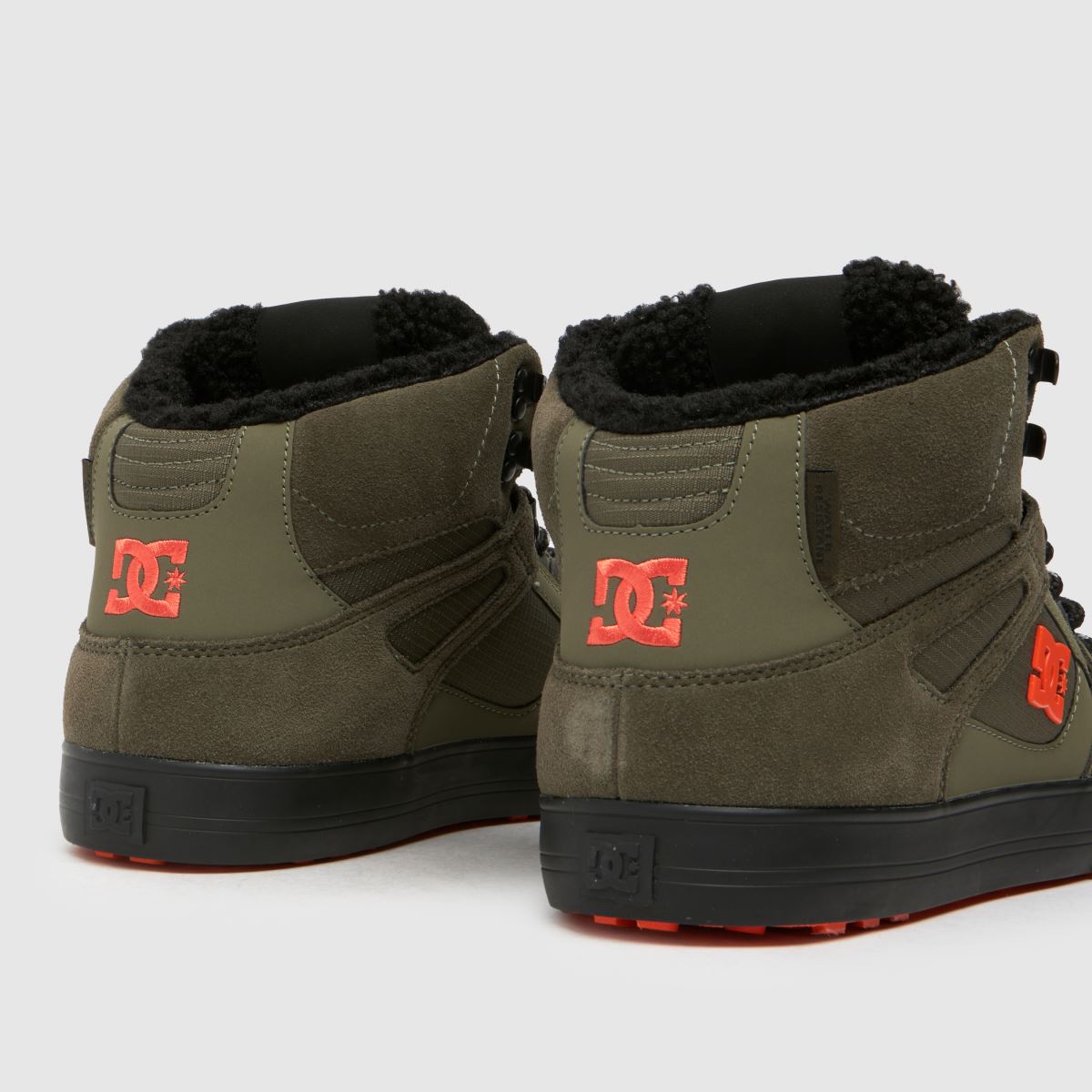 Mens Khaki DC Pure High Winter Trainers | schuh