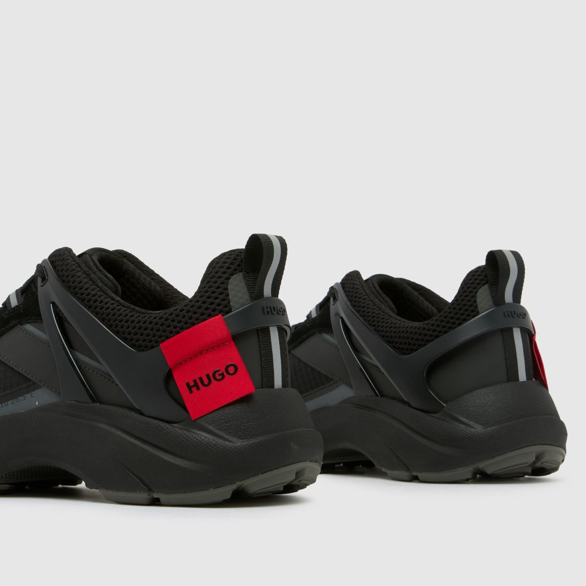 Mens Black & Red HUGO GO-2 Trainers | schuh