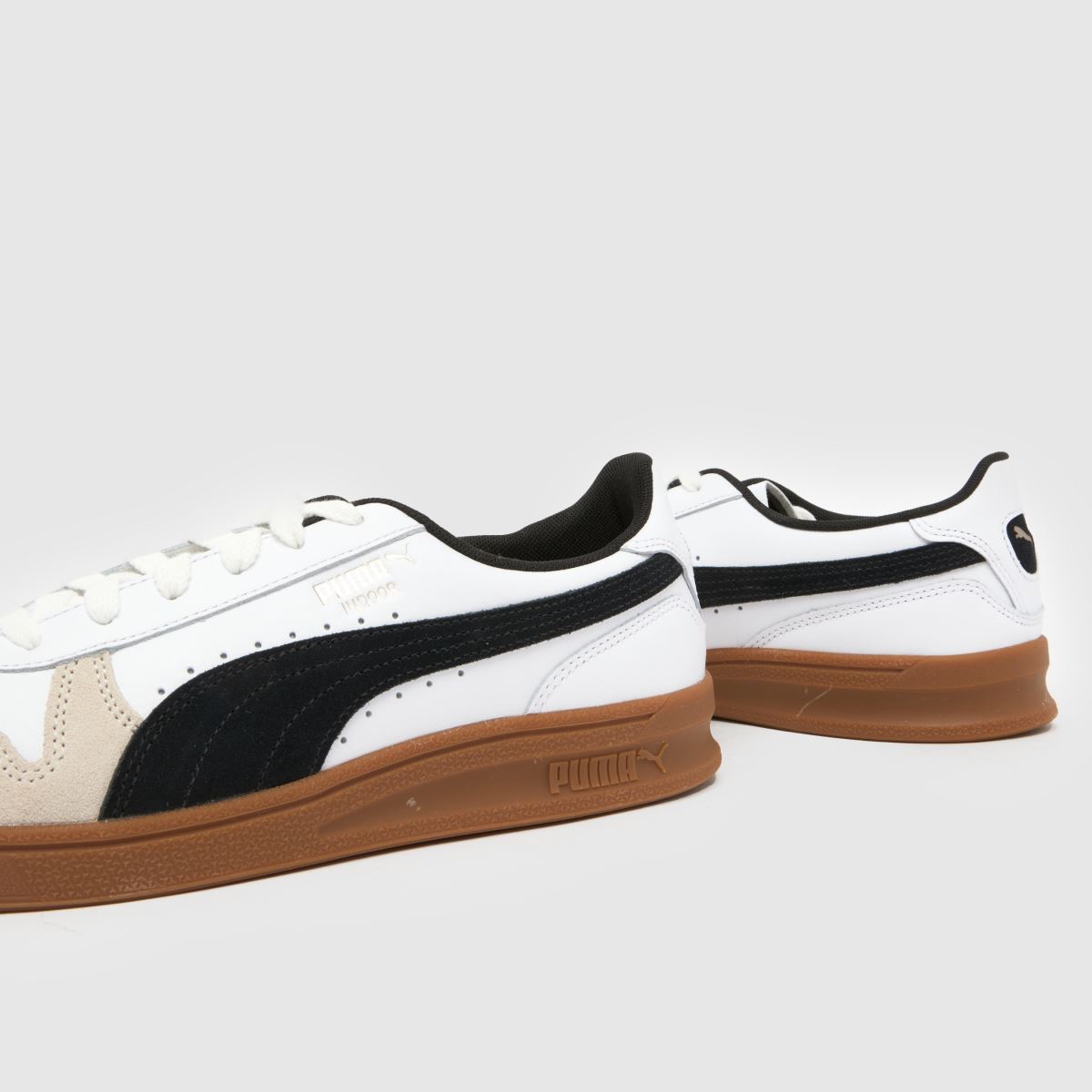 Mens White & Black PUMA Indoor Trainers | schuh