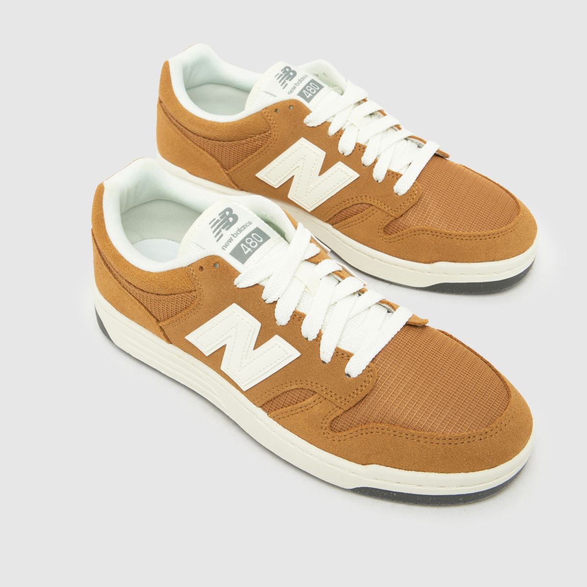 Mens Tan New Balance 480 Trainers | schuh