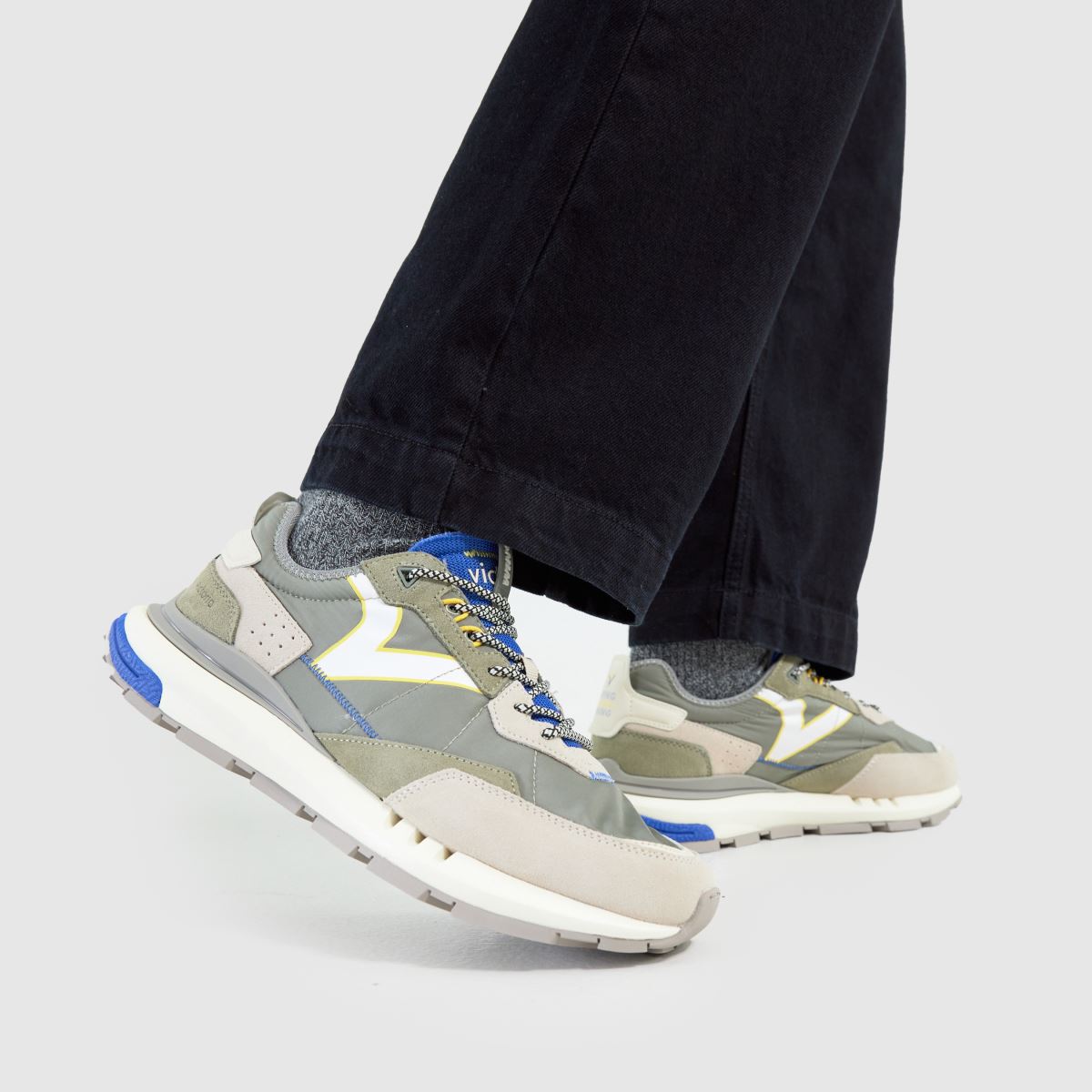 Mens Grey Multi victoria Wing Evo Trainers | schuh