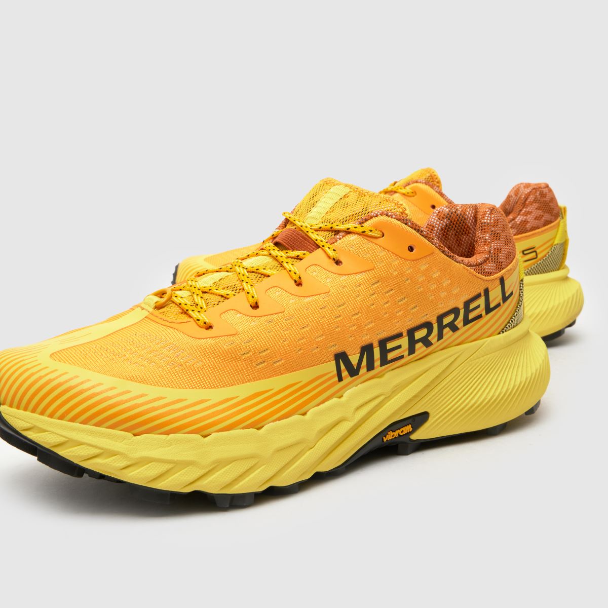 Mens Orange Merrell Agility Peak 5 Trainers | schuh