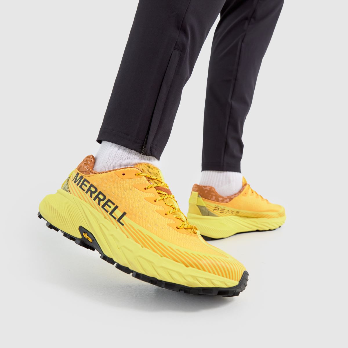 Mens Orange Merrell Agility Peak 5 Trainers | schuh