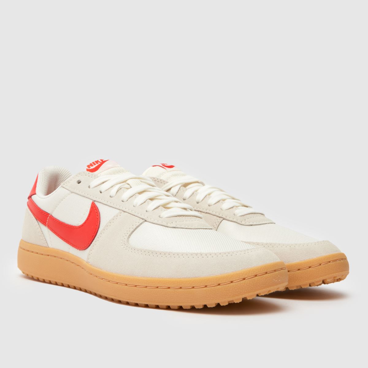 Mens White & Red Nike Field General Trainers | schuh