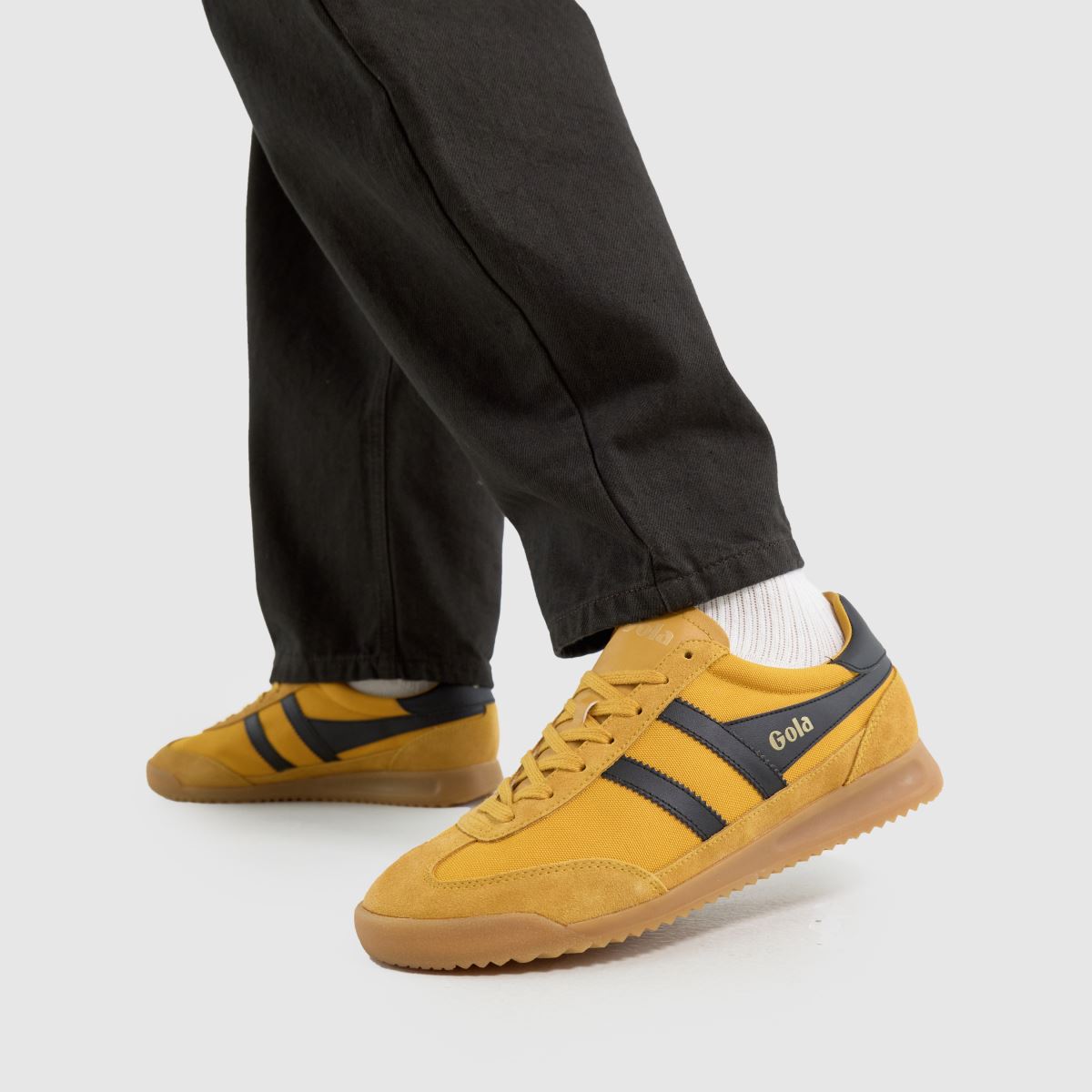 Mens Yellow Gola Tornado Trainers | schuh