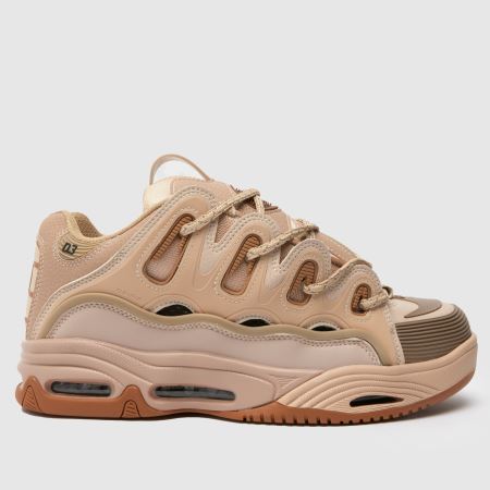 Mens Beige & Brown OSIRIS D3 2001 Trainers | schuh
