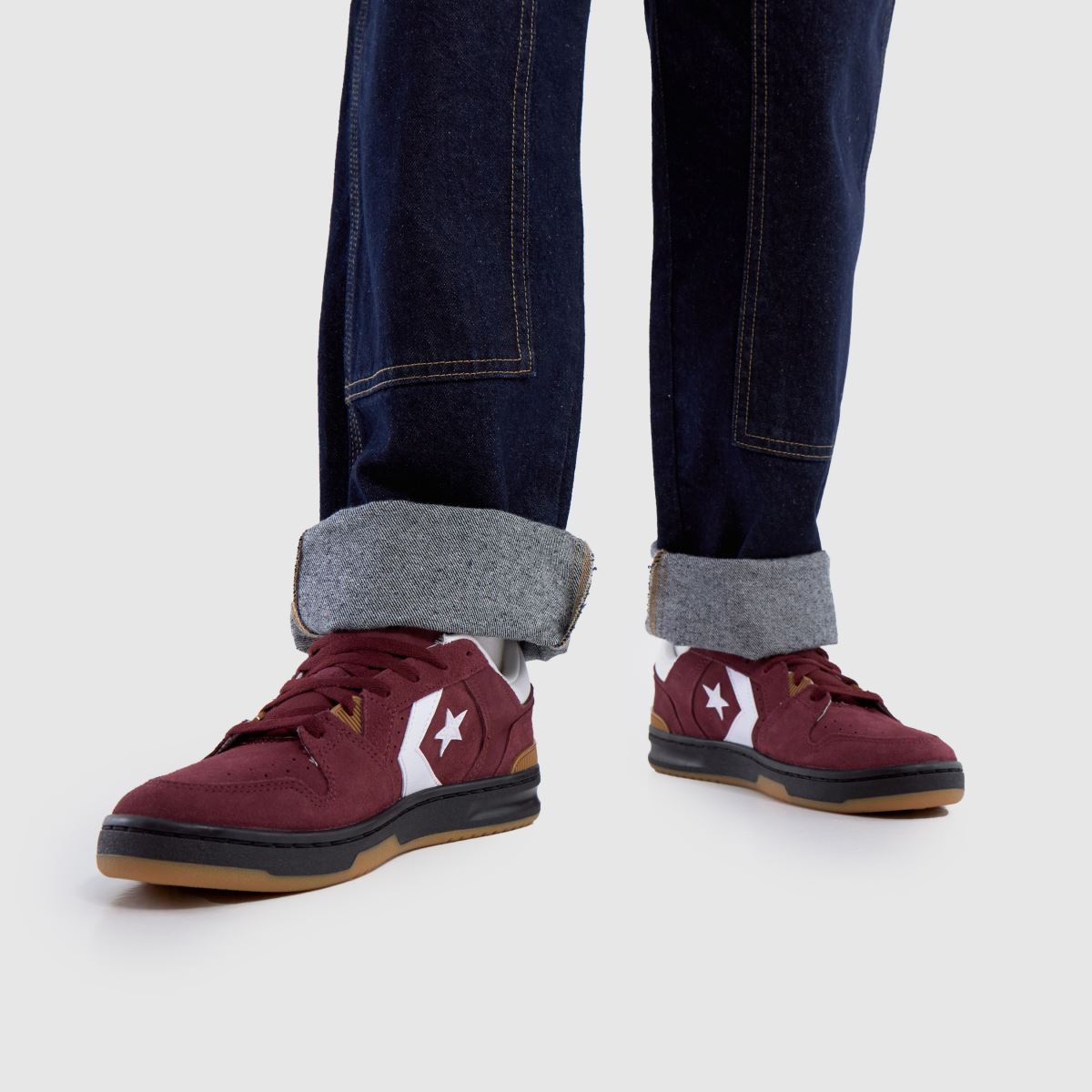 Mens Burgundy Converse CL98 Trainers | schuh