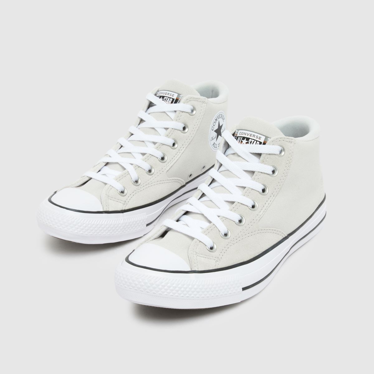 Mens Light Grey Converse All Star Malden Trainers | schuh