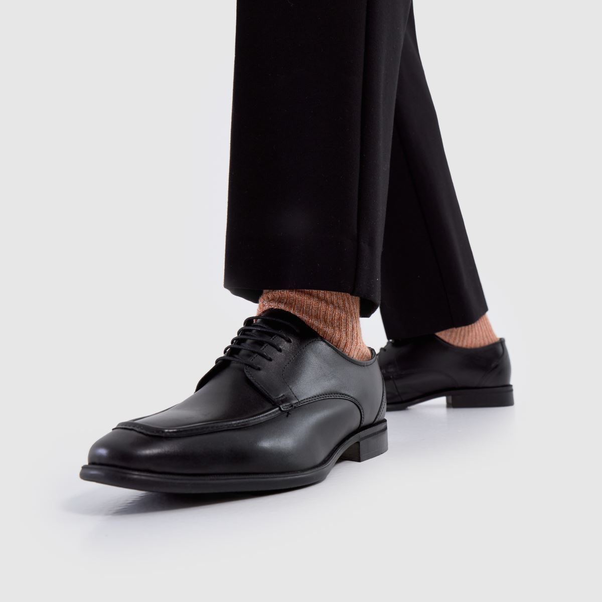 Mens Black schuh Ryan Derby Shoes | schuh