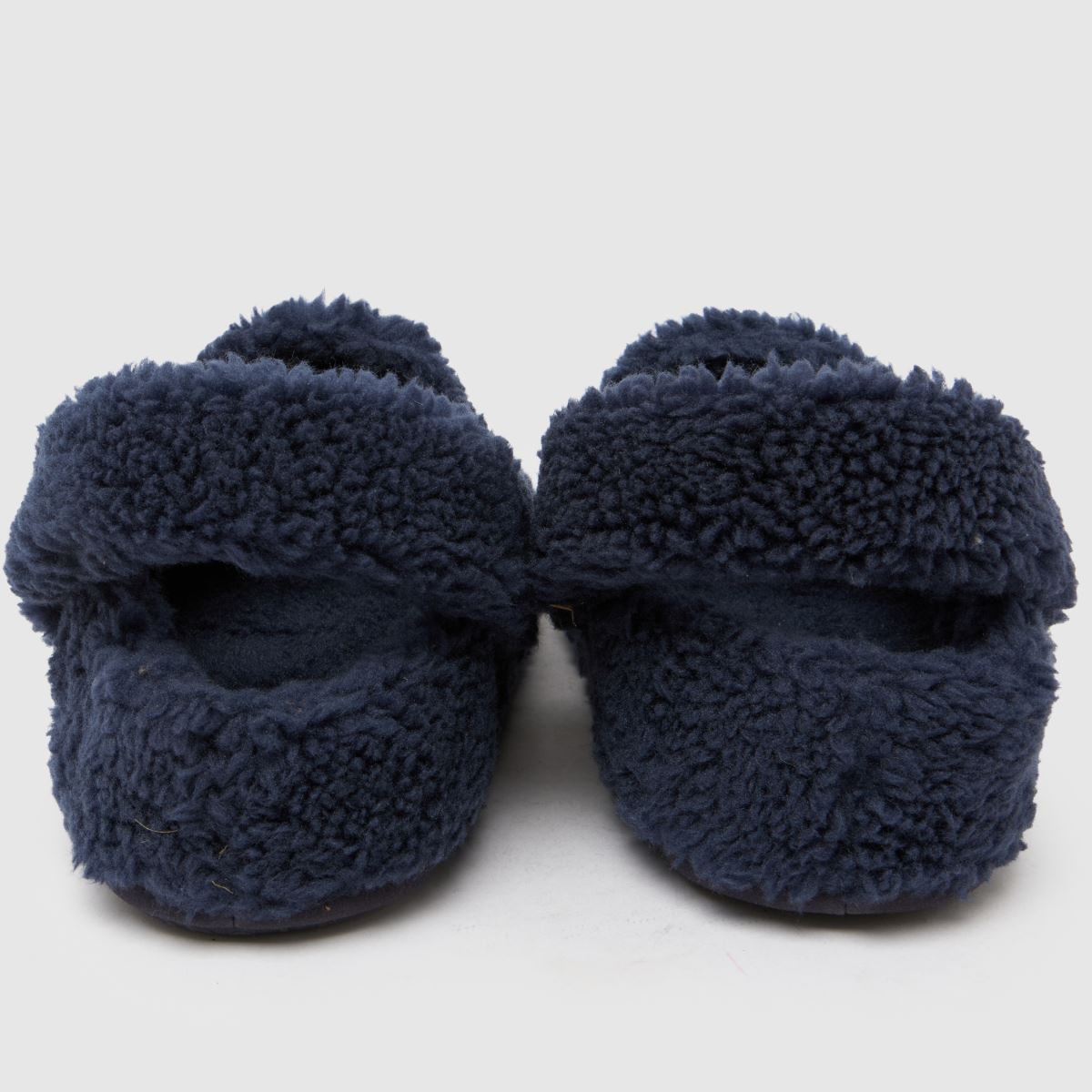 Kids Boys Youth Navy Crocs Classic Cozzzy Slippers | schuh