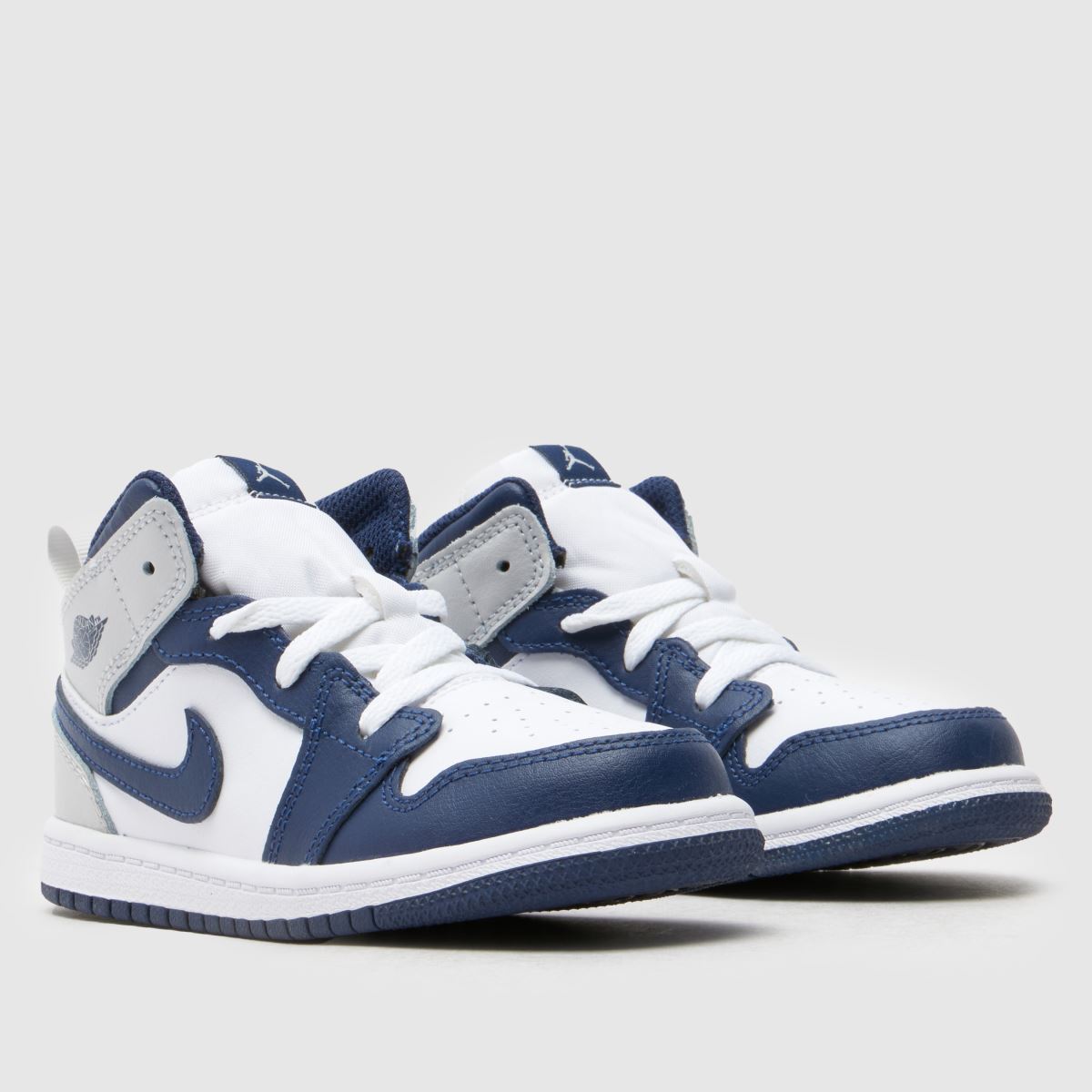 Sneaker Weiß-marineblau Nike Jordan Air Jordan 1 Mid Kleinkinder | schuh