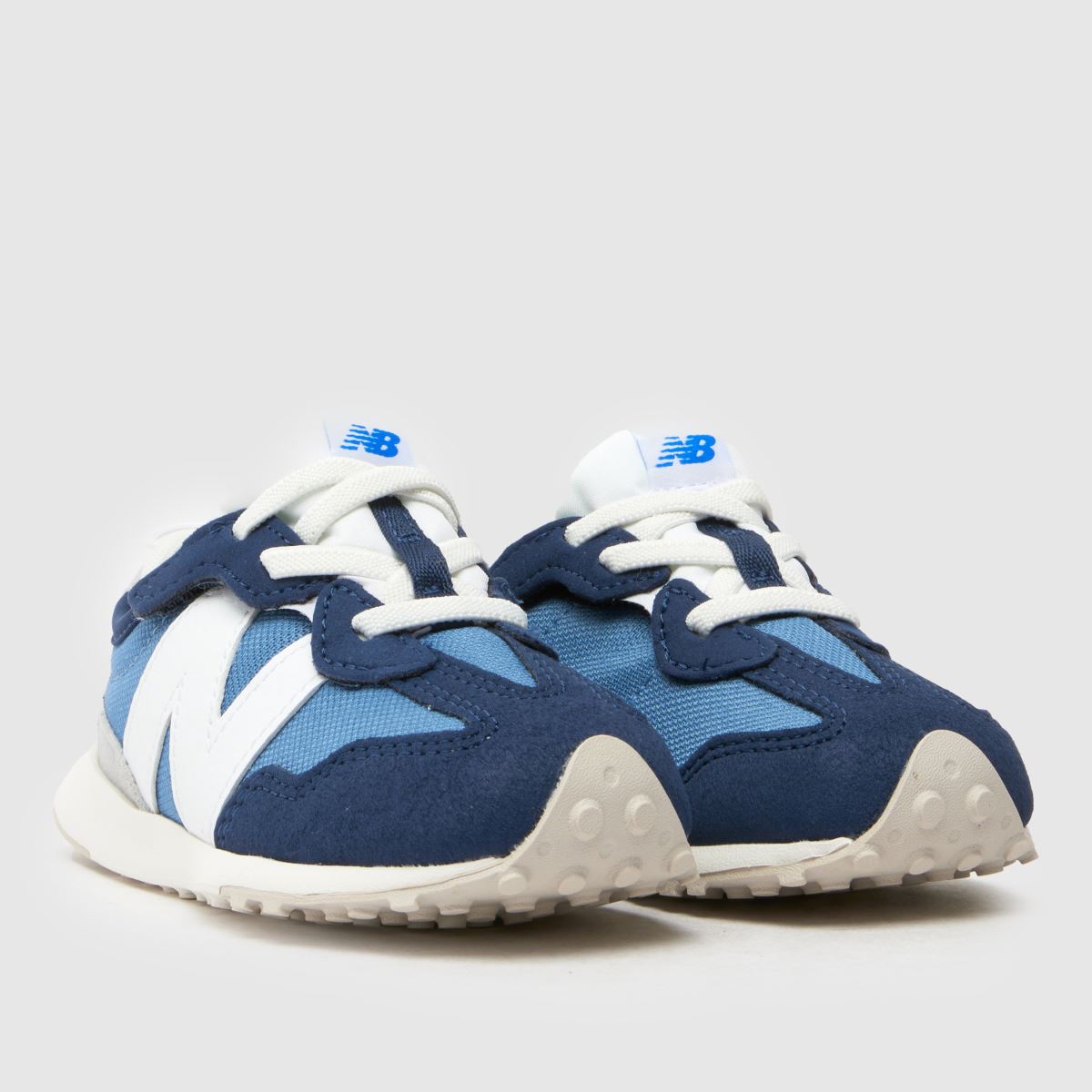 New Balance navy multi 327 Boys Toddler trainers