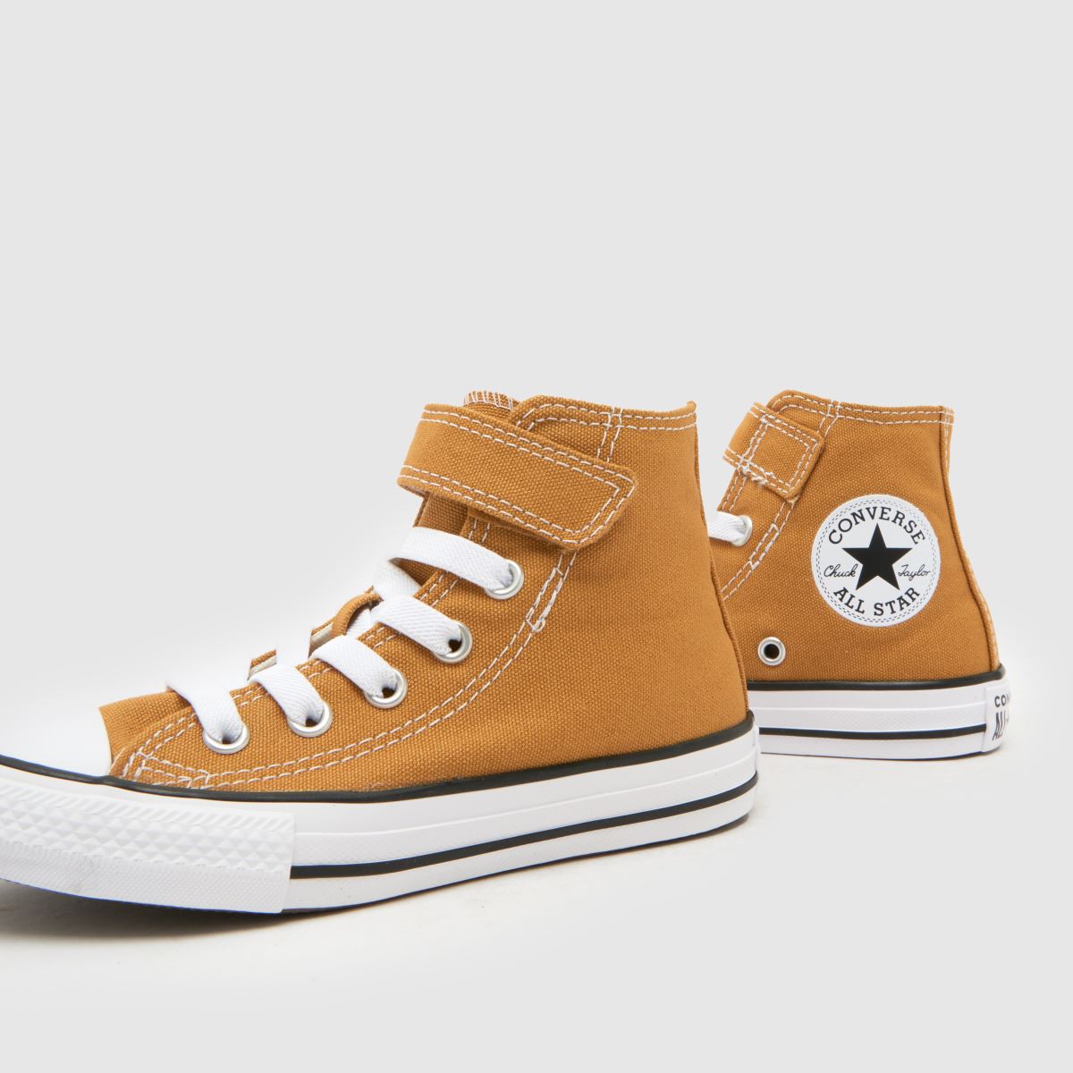 Kids Boys Junior Brown Converse All Star Hi 1V Trainers | schuh