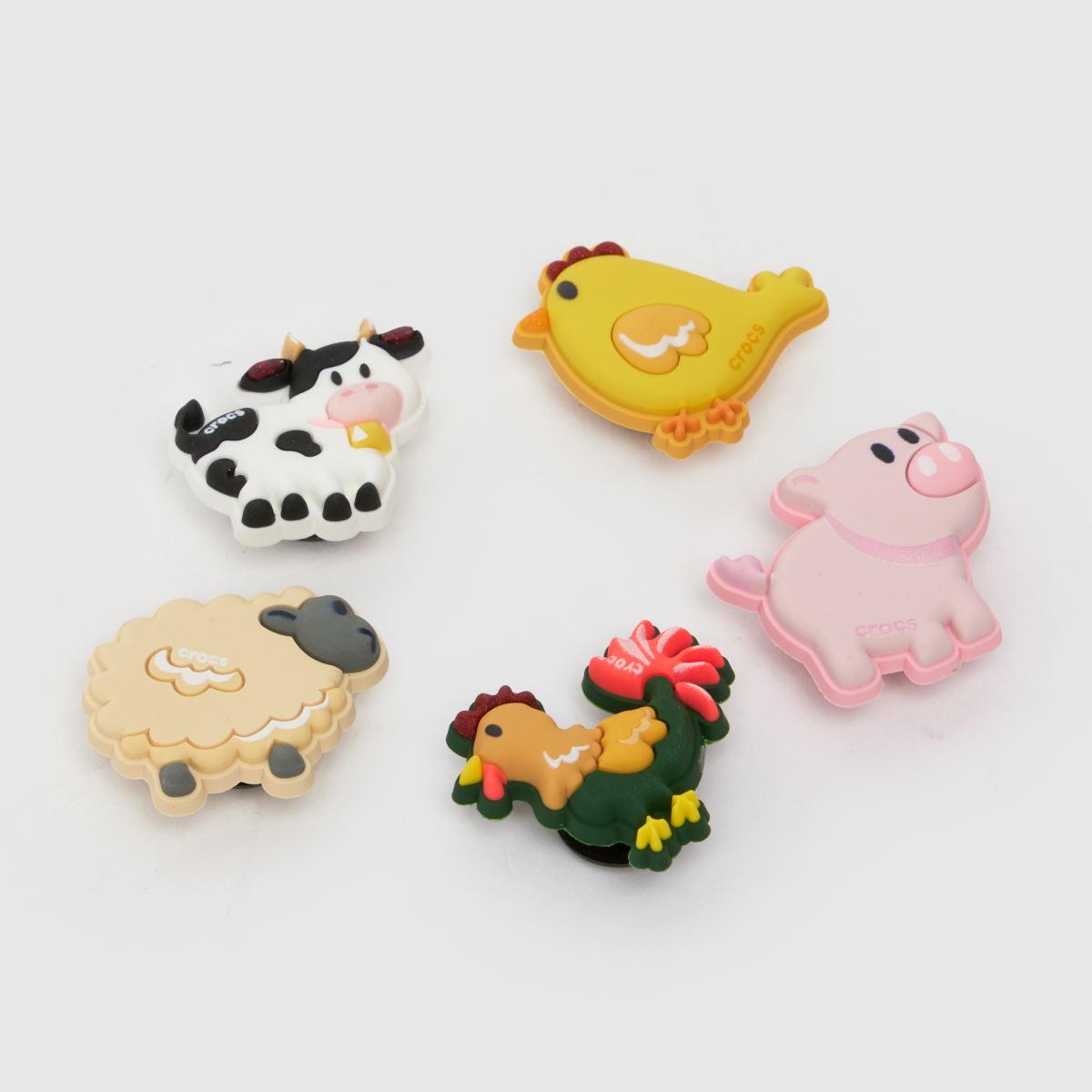 Multi Crocs Jibbitz Farm Friend Animal 5PK Shoe Accessories | schuh