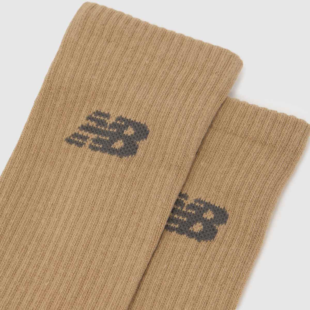 Beige Multi New Balance Everyday Crew Socks 3 Pack Socks | schuh