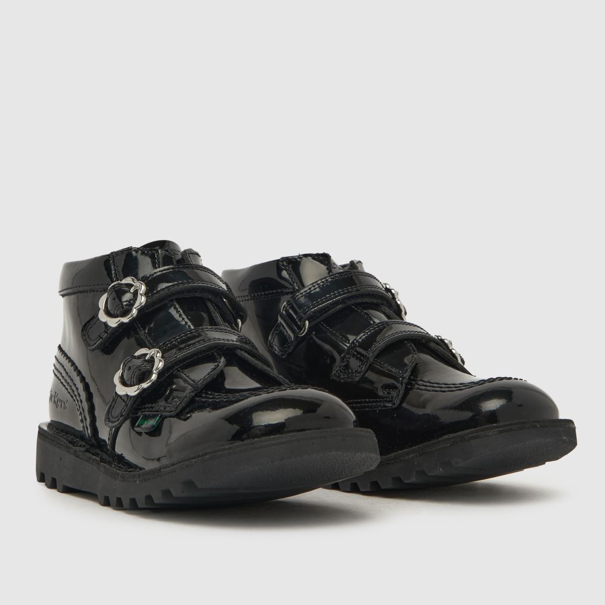 Kids Girls Junior Black Kickers Hi Vel Bloom Boots | schuh