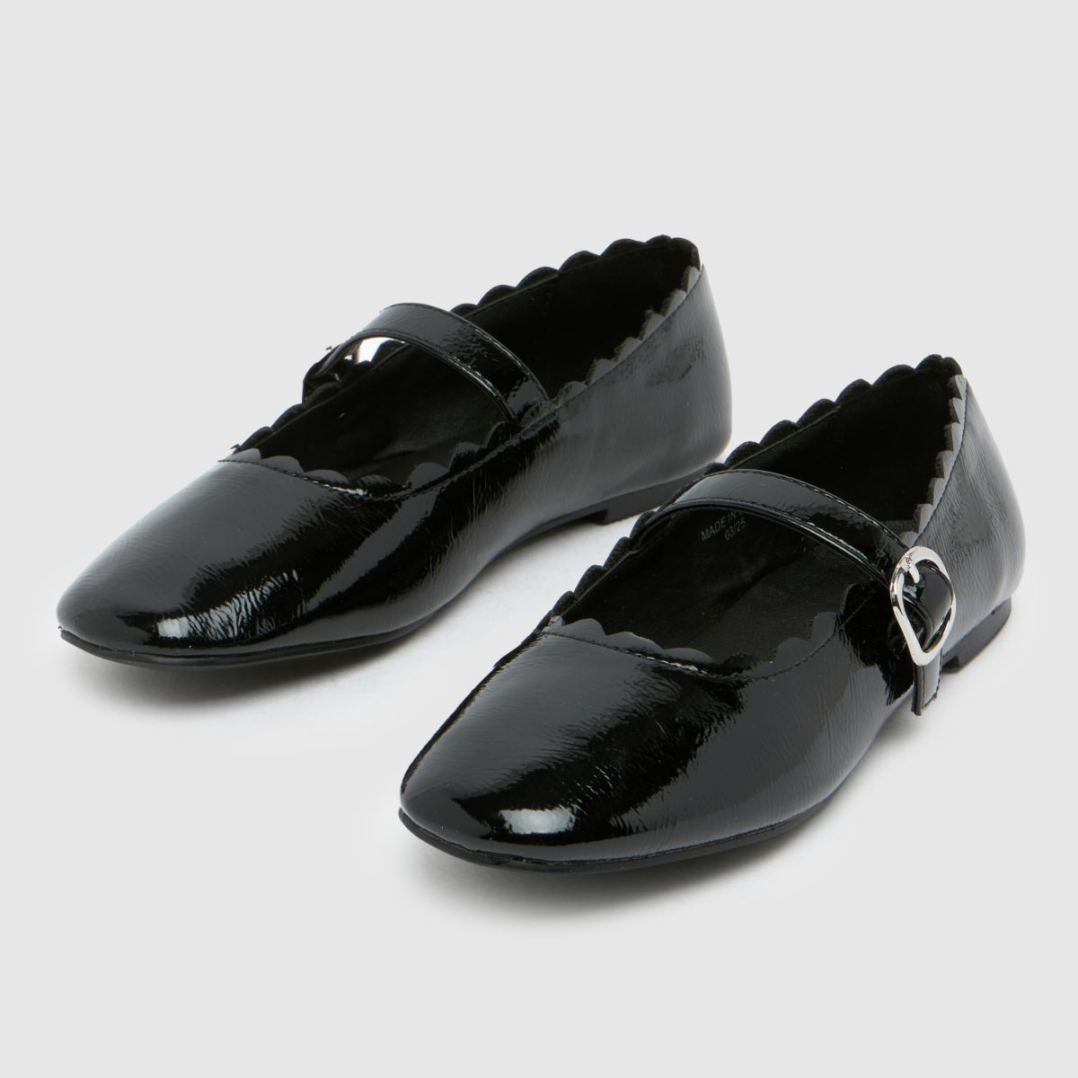 Kids Girls Youth Black schuh Lavender Mary Jane Shoes | schuh