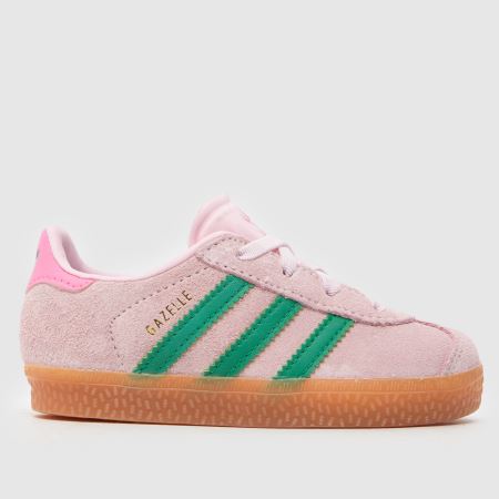 Kids Girls Toddler Pale Pink adidas Gazelle Trainers | schuh