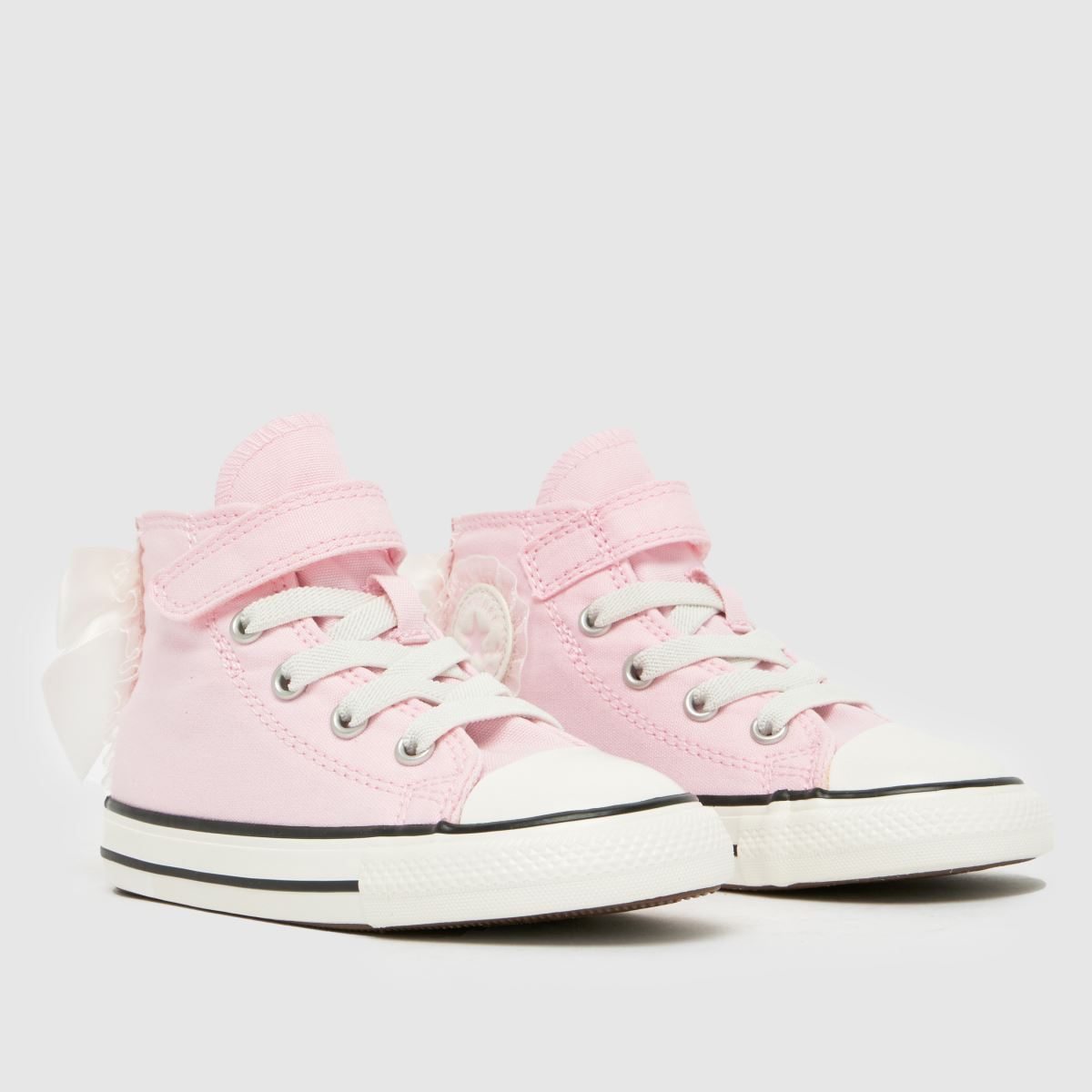 Kids Girls Toddler Pink Converse All Star Hi 1V Ruffles Trainers | schuh