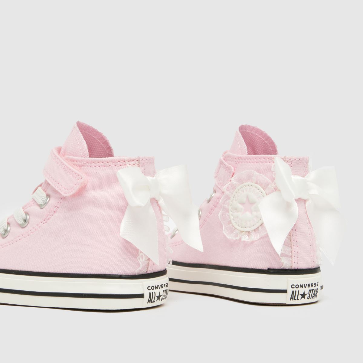 Kids Girls Toddler Pink Converse All Star Hi 1V Ruffles Trainers | schuh