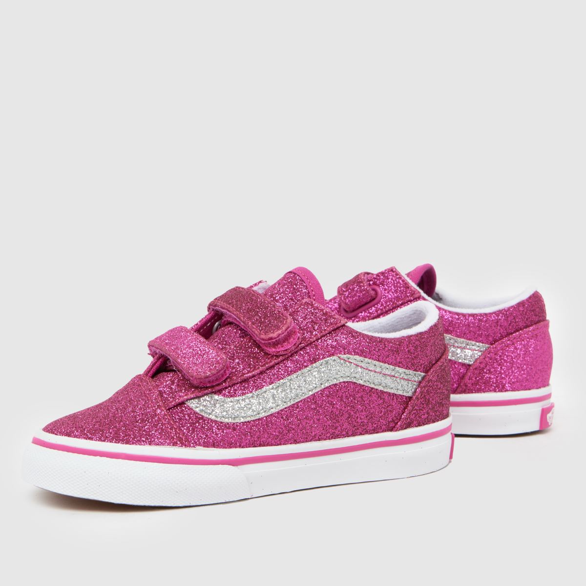Kids Girls Toddler Pink Vans Old Skool V Trainers | schuh
