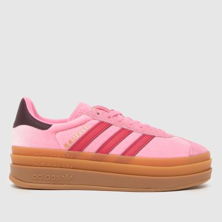 Kids Girls Youth Pink adidas Gazelle Bold Trainers | schuh