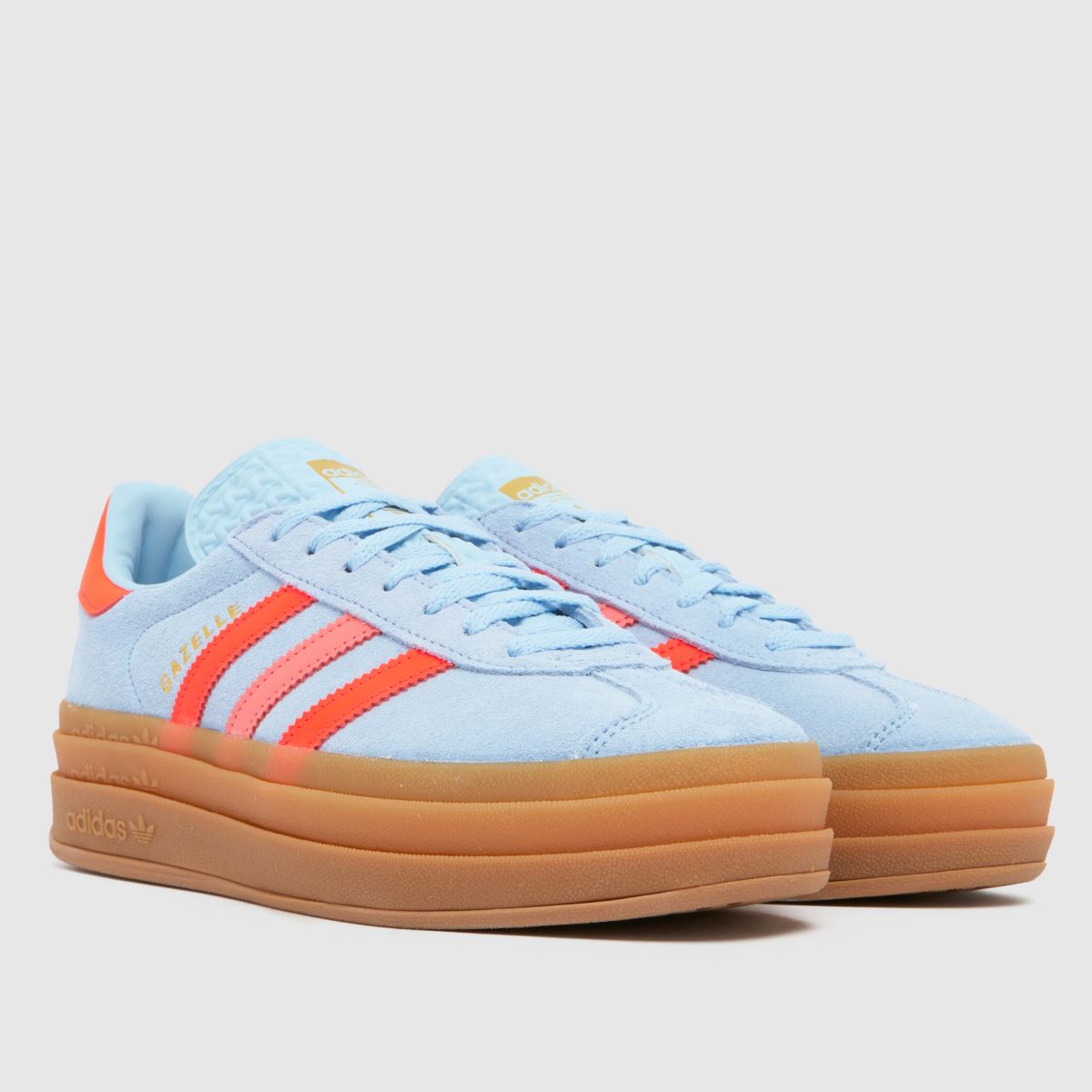 Kids Girls Youth Pale Blue Multi adidas Gazelle Bold Trainers | schuh