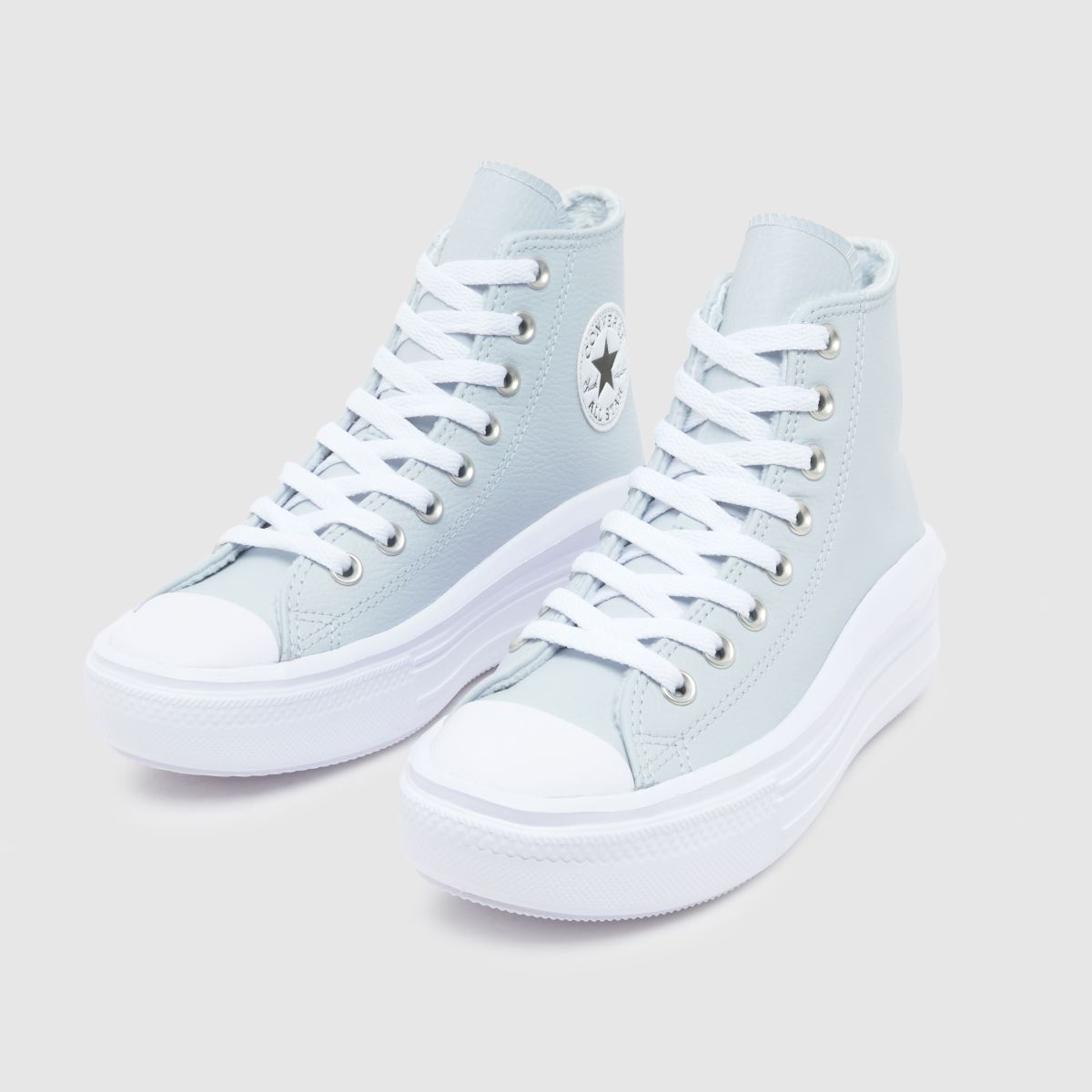 Kids Girls Youth Light Grey Converse All Star Hi Move Trainers | schuh