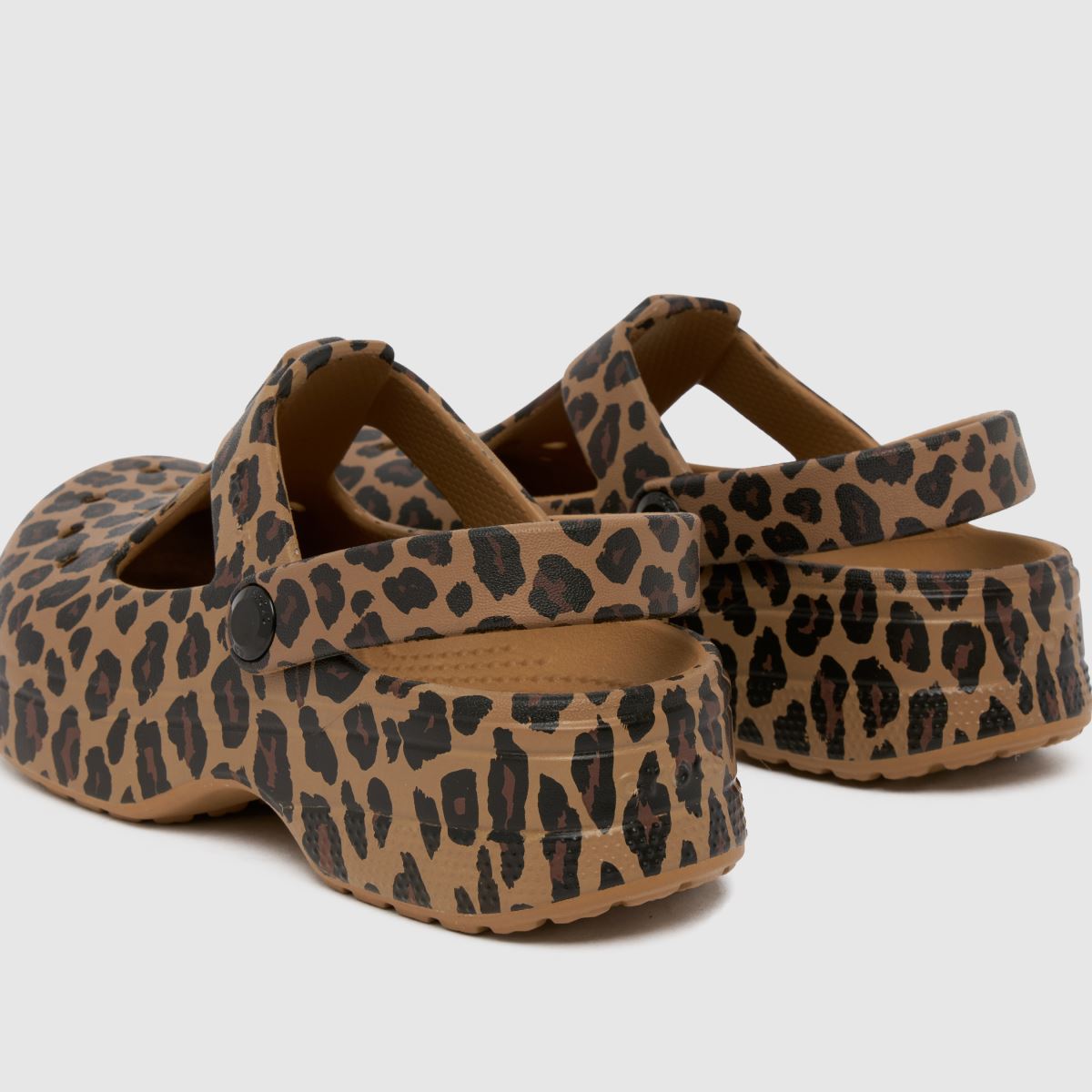 Kids Girls Youth Brown Multi Crocs Classic Mary Jane Clog Sandals | schuh