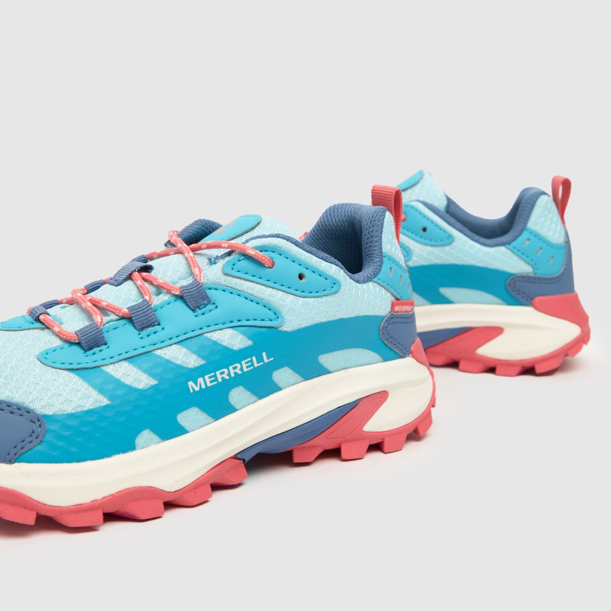 Kids Girls Youth Pale Blue Merrell Moab Speed 2 Low Trainers | schuh